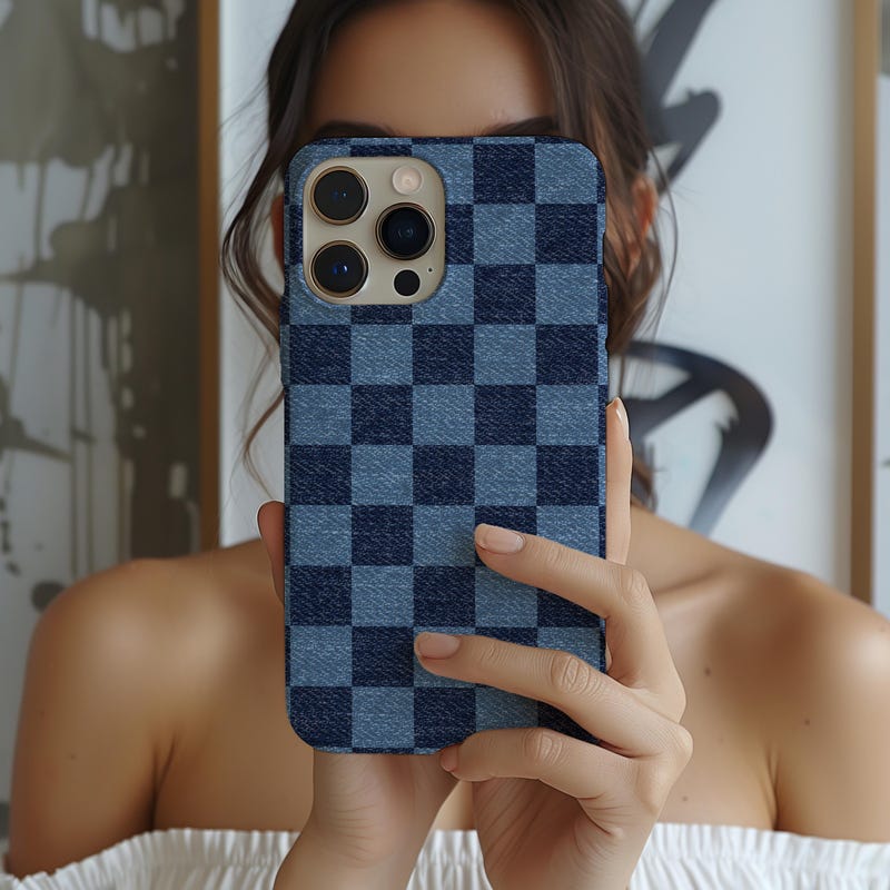 Denim Phone Case - Etsy