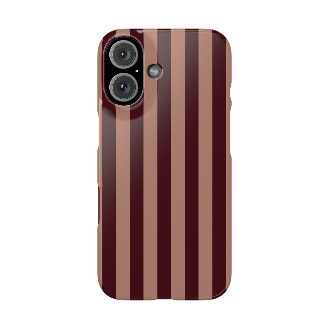 Midtown | Chic Red Striped Phone Case iPhone 16 Pro 15 14 Pro Max Cute ...