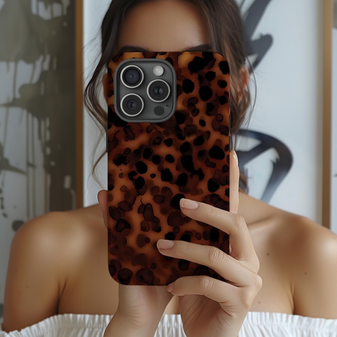Shell Game Cute Brown Tortoise Shell Case iPhone 16 Pro 15 14 13 Pro ...
