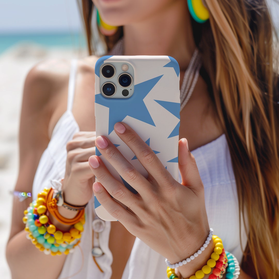 Lucky Star Trendy Y2K Aesthetic Phone Case Retro Star Pattern Phone ...