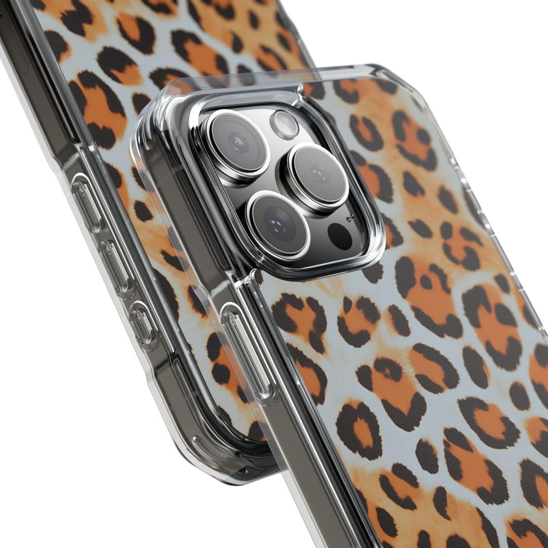 Urban Chic Trendy Leopard Print Magsafe Case iPhone 16 Pro Max 15 14 ...