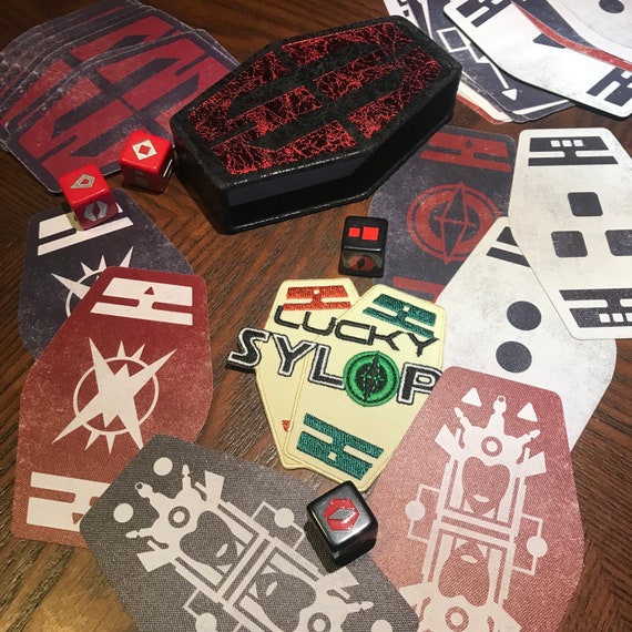 Sabacc Cards Sith Inspired Weathered Set FREE DICE - Etsy