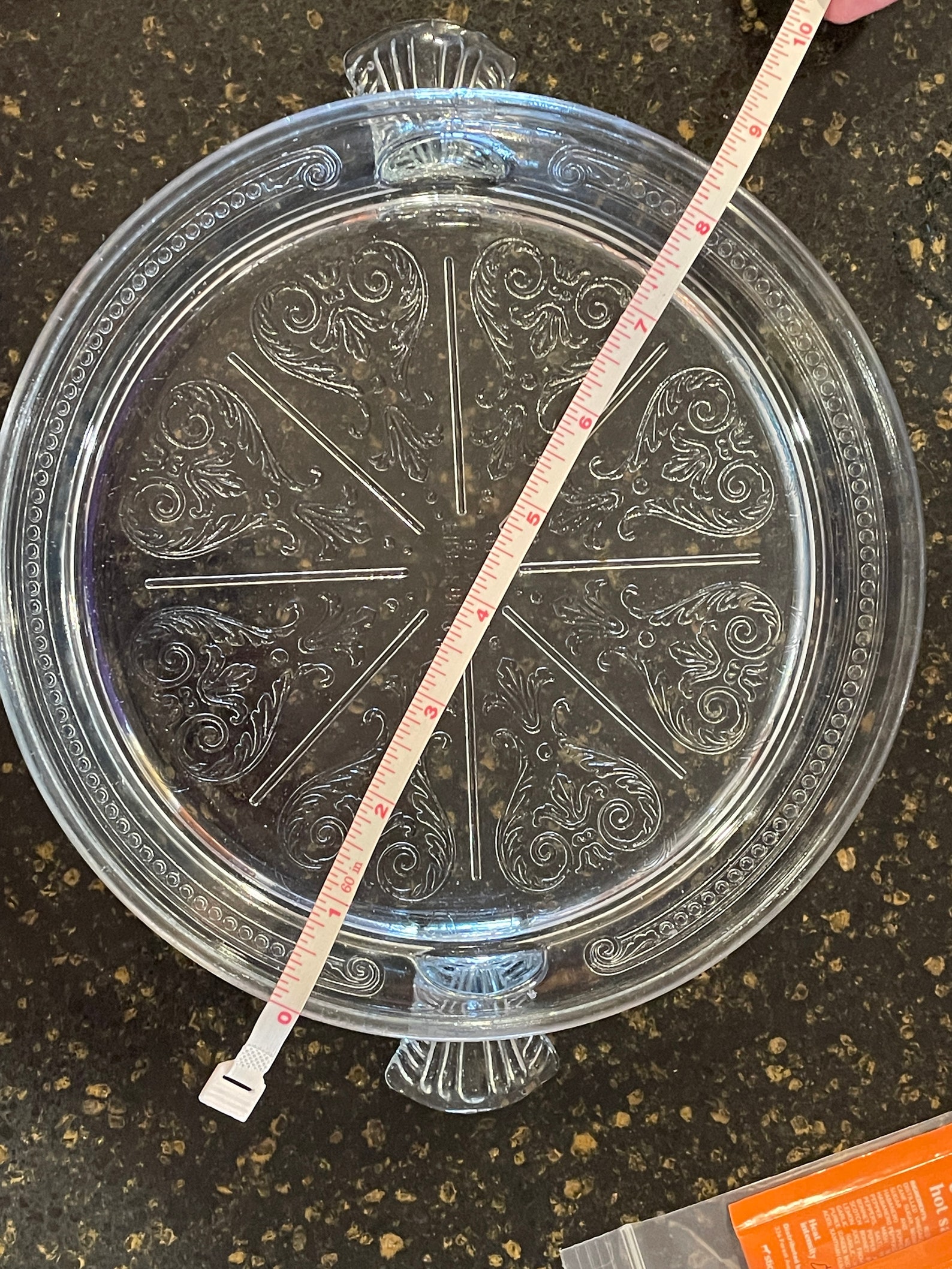 Sapphire Blue Fire King Glass Hot Plate/trivet in Philbe Pattern - Etsy