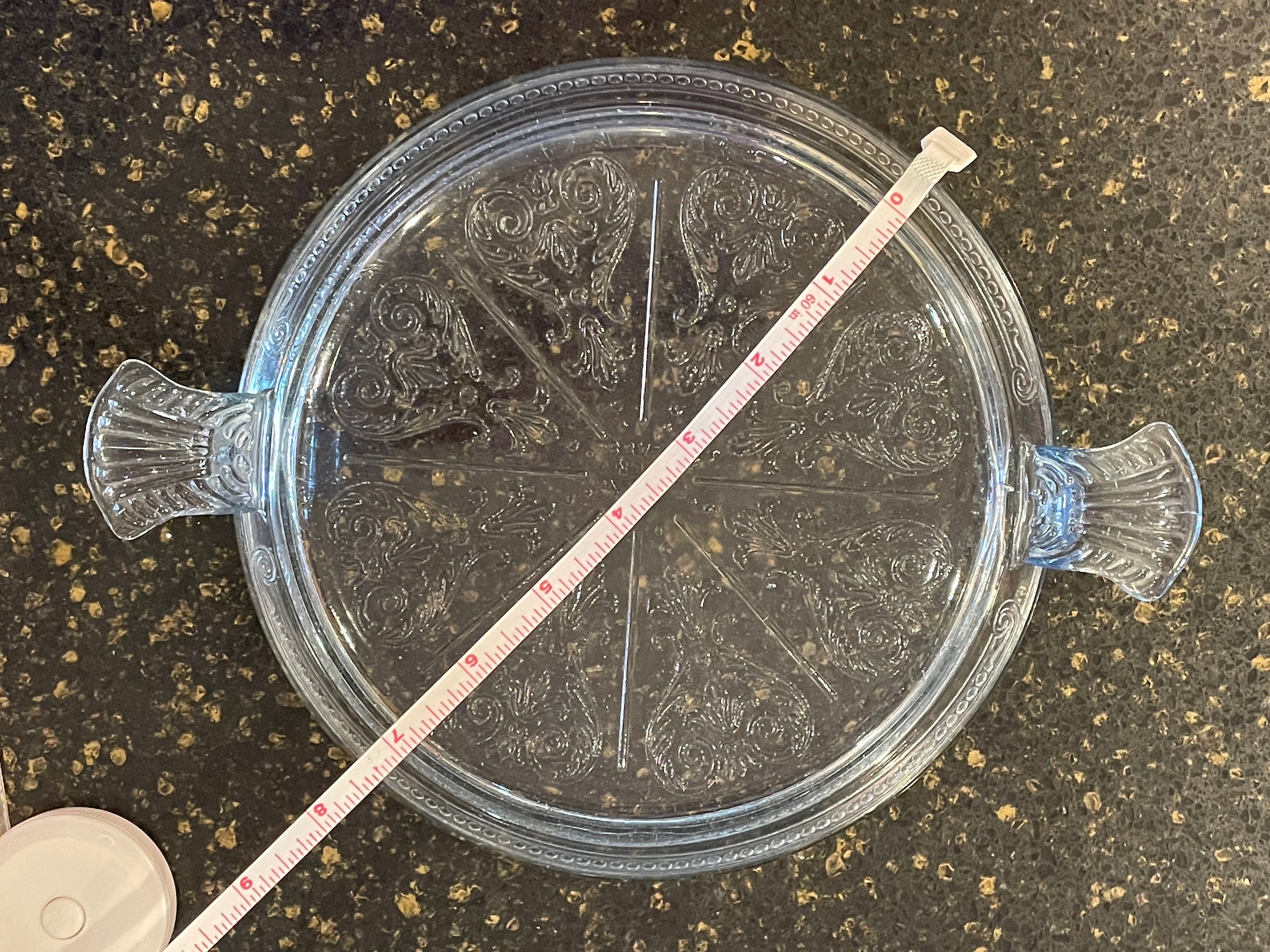 Sapphire Blue Fire King Glass Hot Plate/trivet in Philbe Pattern - Etsy