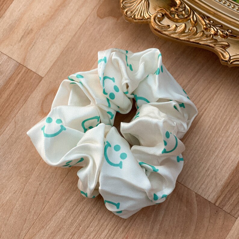 Smiley Face Scrunchies Summer Scrunchies Smiley Scrunchie - Etsy