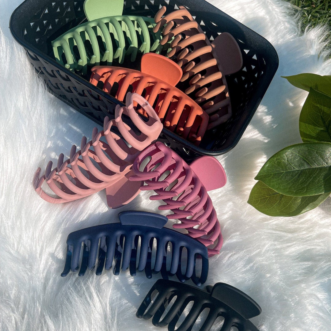 Large Hair Claw Claw Clips Matte Claw Clip 90s Claw Clip Large Hair ...
