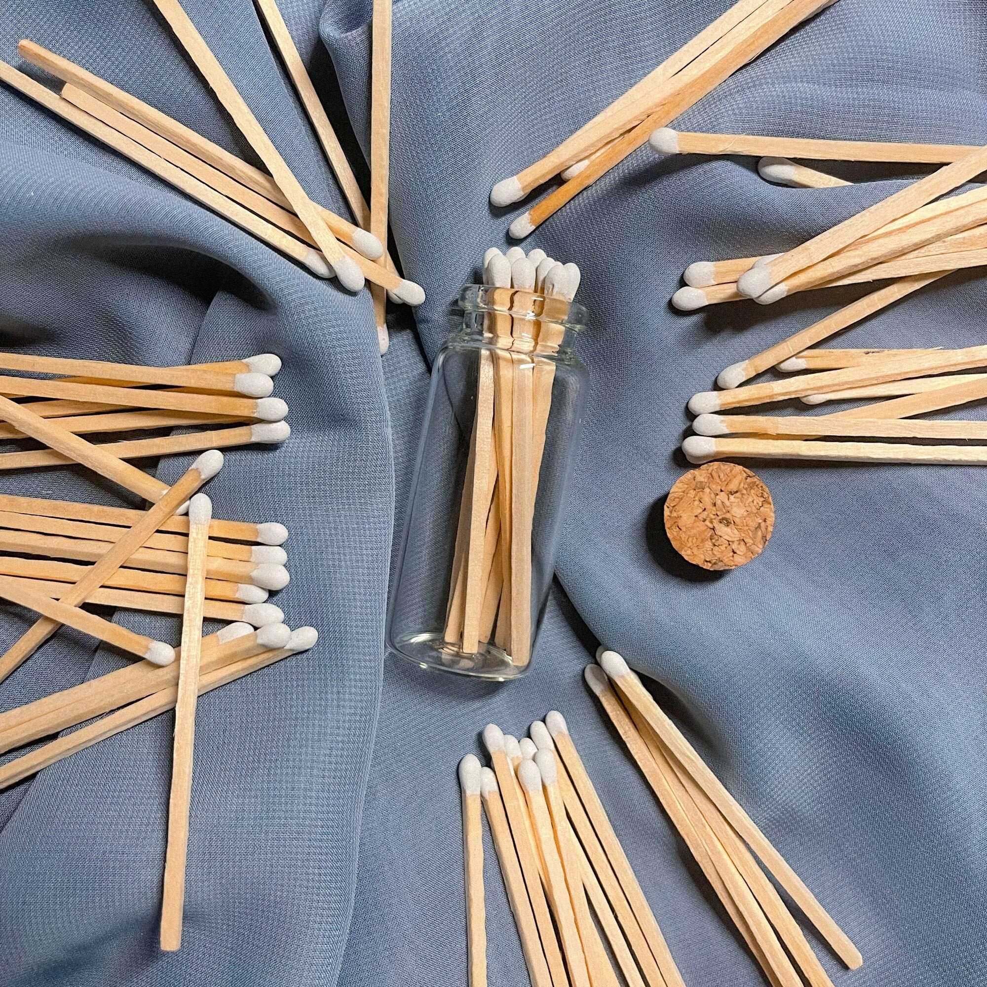 3 Inch Chalk White Matches Pack of Safety Matches - Etsy