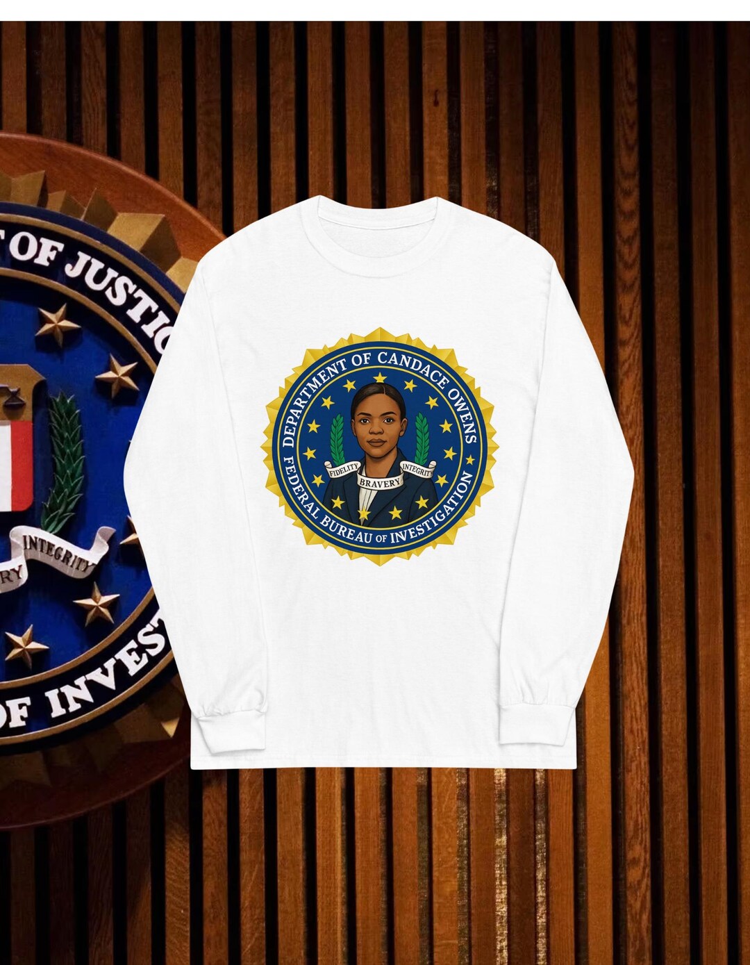 FBI Candace Owens T-shirt | Political Parody Graphic Tee | Bold ...