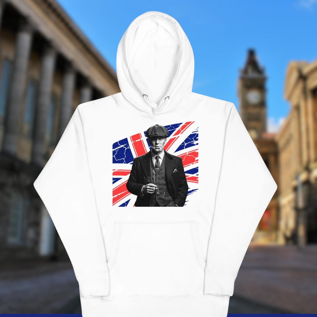 Peaky Blinders, GBR Flag Custom, Tommy Shelby Inspired Hoody - Etsy