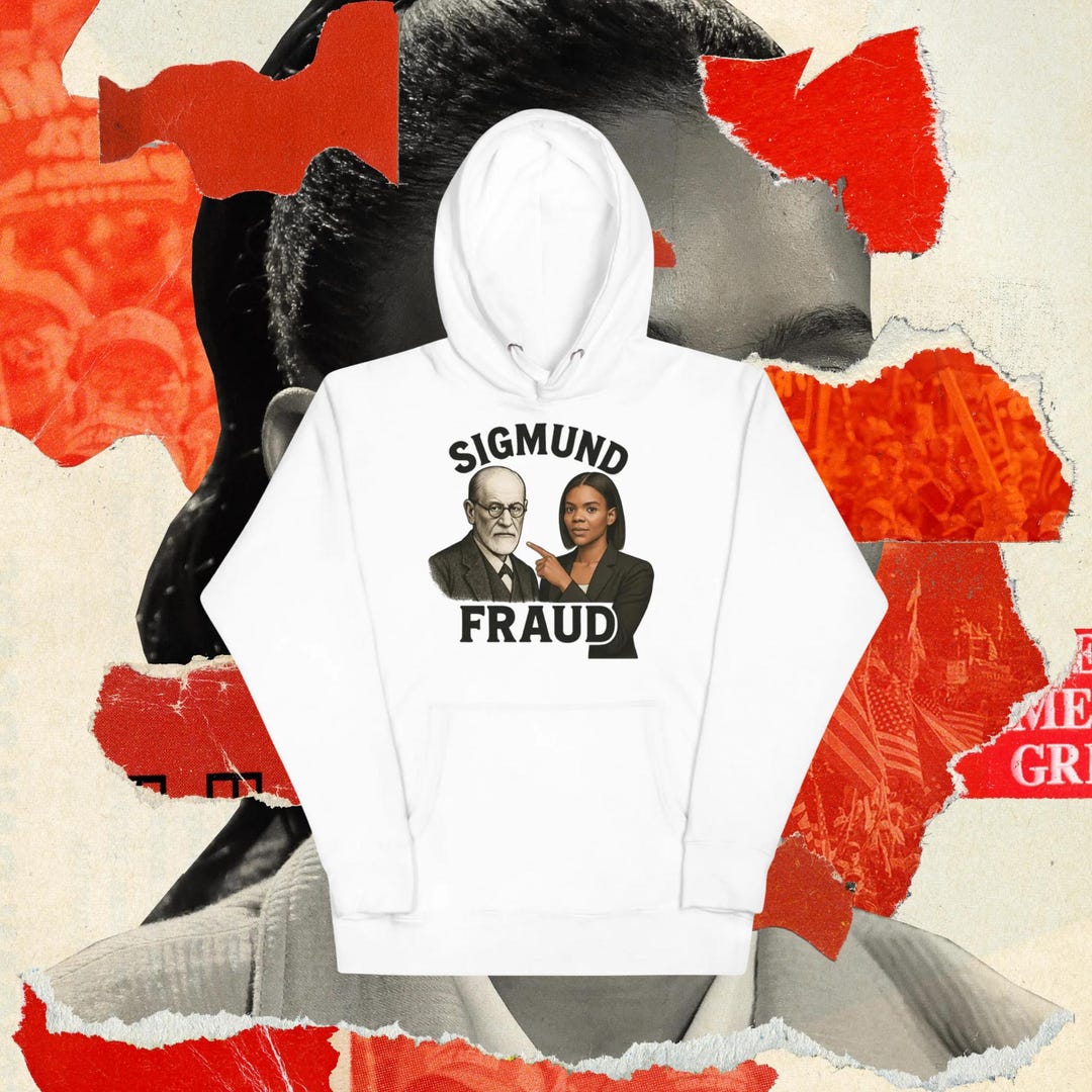 Candace Owens, Sigmund Fraud Parody T-shirt, Custom Illustration ...