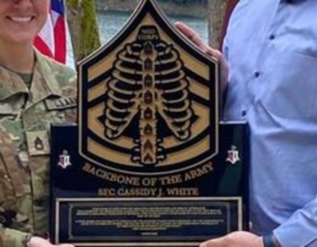SFC Back Bone of the Army Rank Plaque - Etsy