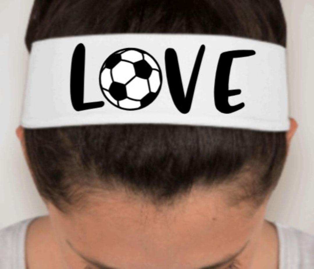 LOVE Soccer Headband, Sports Headband, Soccer Headband, Soccer Hair ...