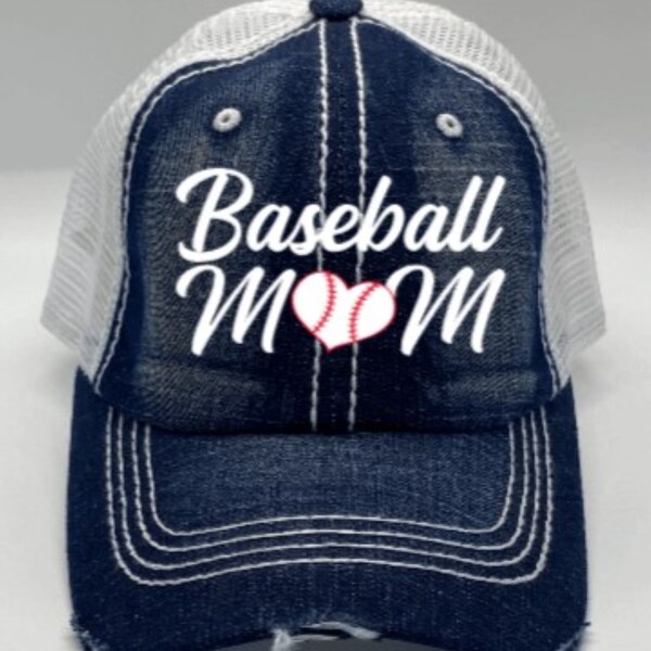 Baseball Mom Hat - Etsy
