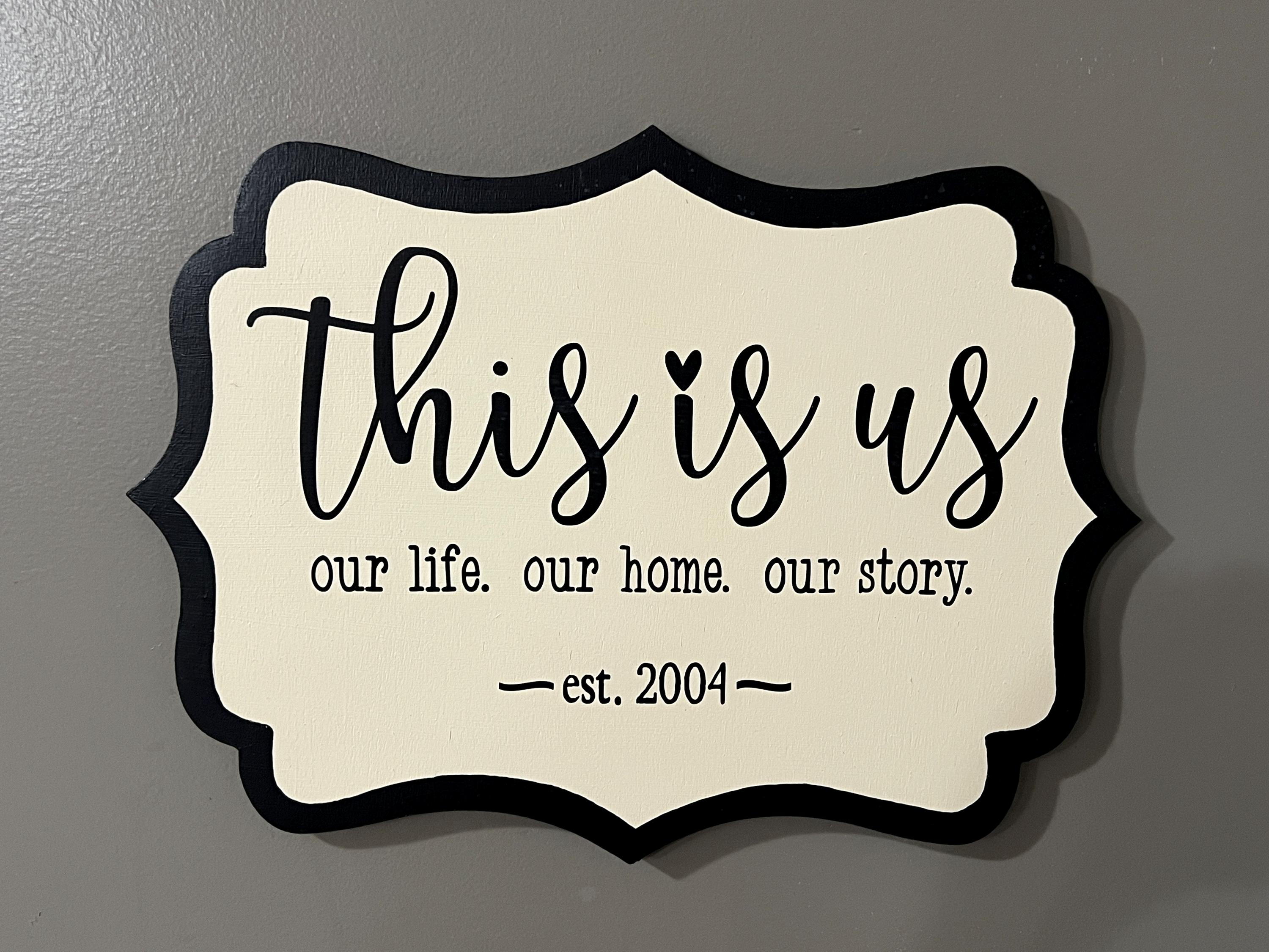 Personalized Family Sign Custom Wood Sign Last Name and Family Members ...