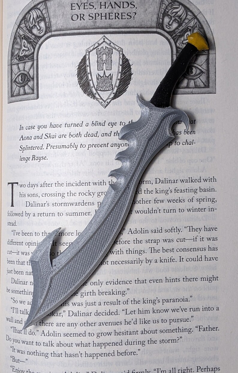 3D Printed Oathbringer Shardblade inspired by Brandon - Etsy Australia