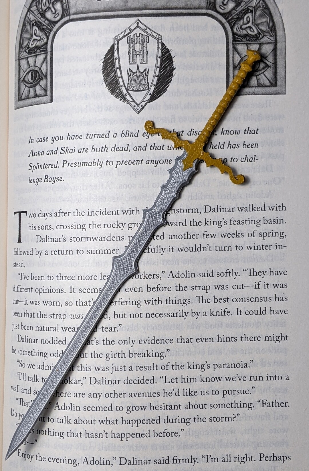 Sunraiser Shardblade inspired by Brandon Sanderson's the - Etsy UK