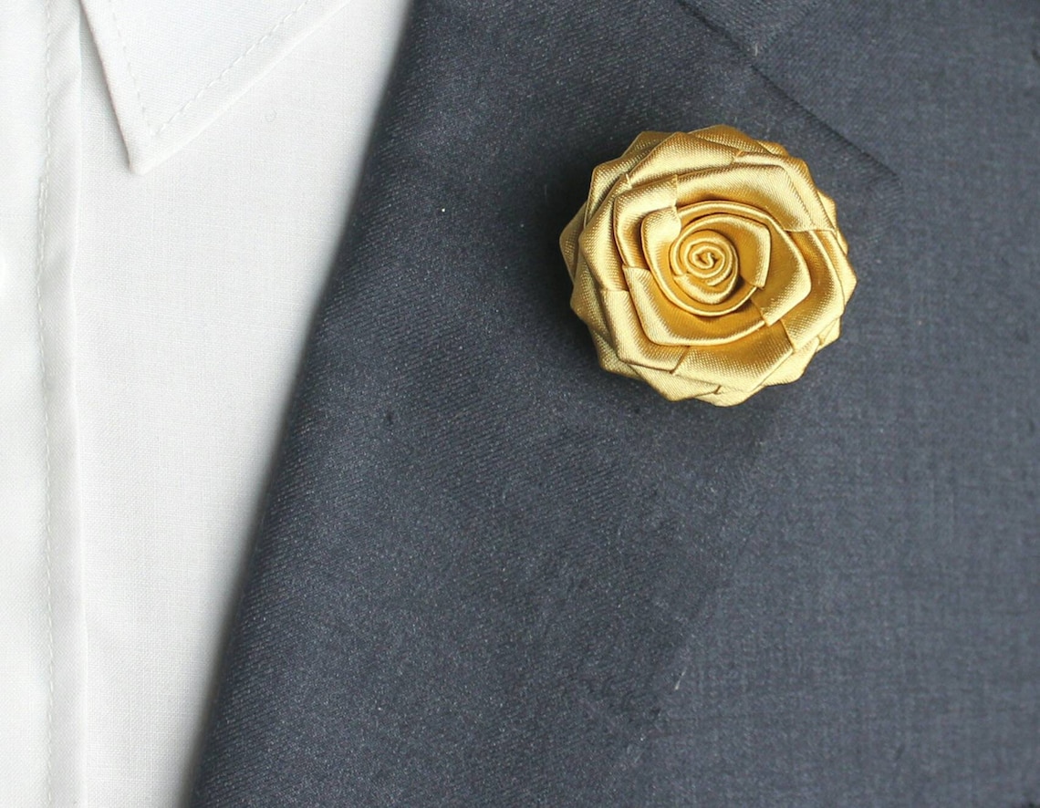 Burgundy Wedding Lapel Flower Rose Lapel Pins Men Mens | Etsy
