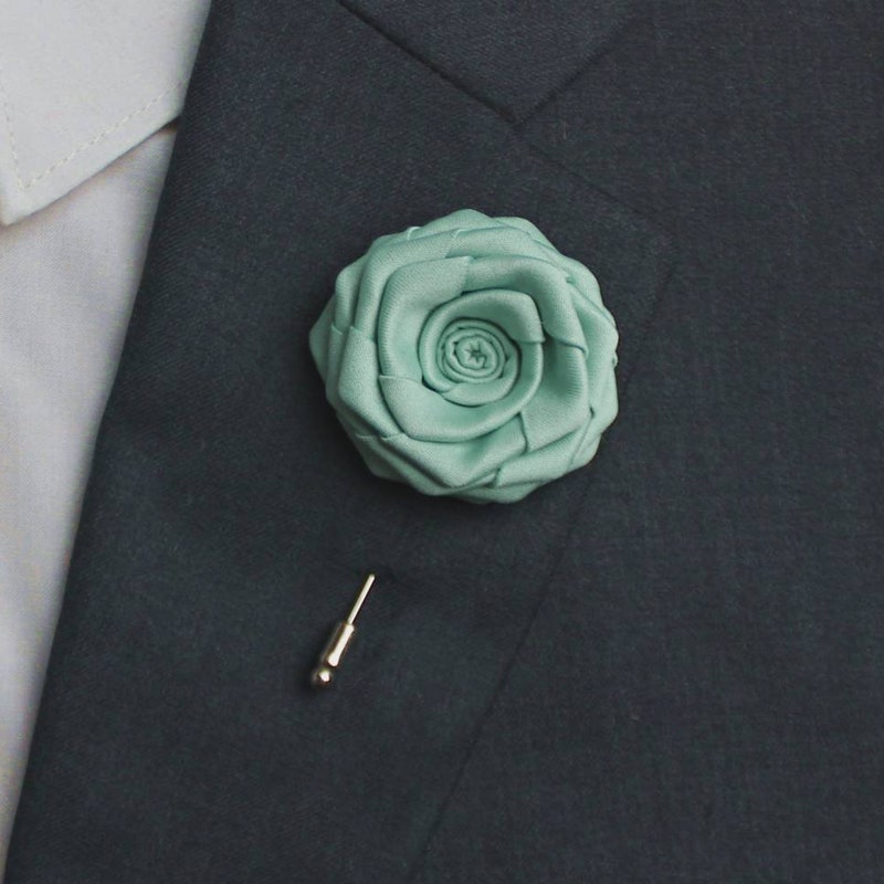 Mint Boutonniere - Etsy