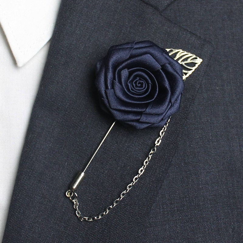 Navy Pin - Etsy