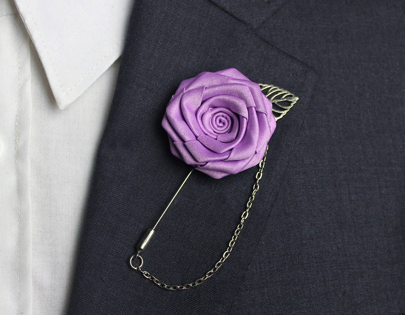 Lapel Pins Men Women Terracotta Wedding Flower Lapel Pin | Etsy