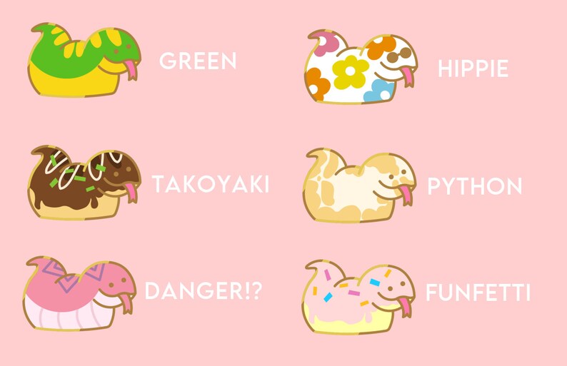 Tsuchinoko REAL Fat Snake Cryptid Enamel Pins - Etsy