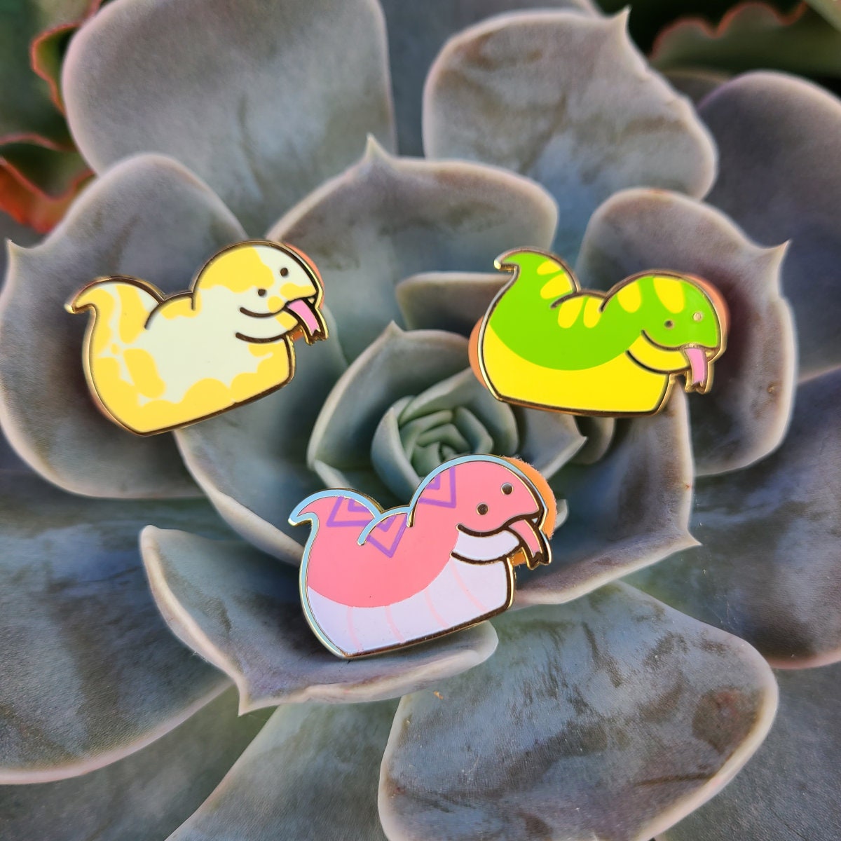 Tsuchinoko REAL Fat Snake Cryptid Enamel Pins - Etsy