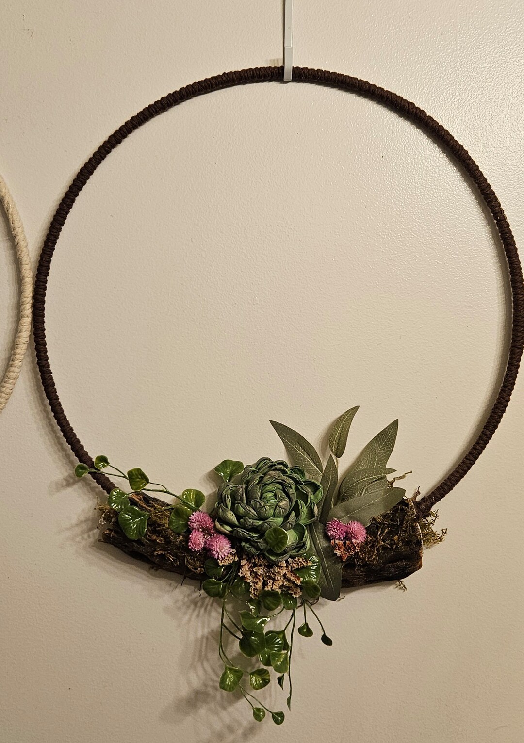 Real Cholla and Wooden Floral Decor, Boho Decor, Southwest Decor ...