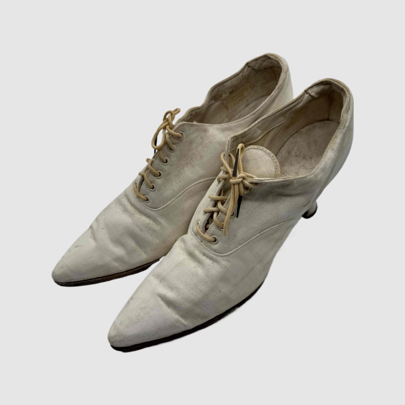 Edwardian Linen Canvas Lace up Shoes C.1900s/1910s - Etsy