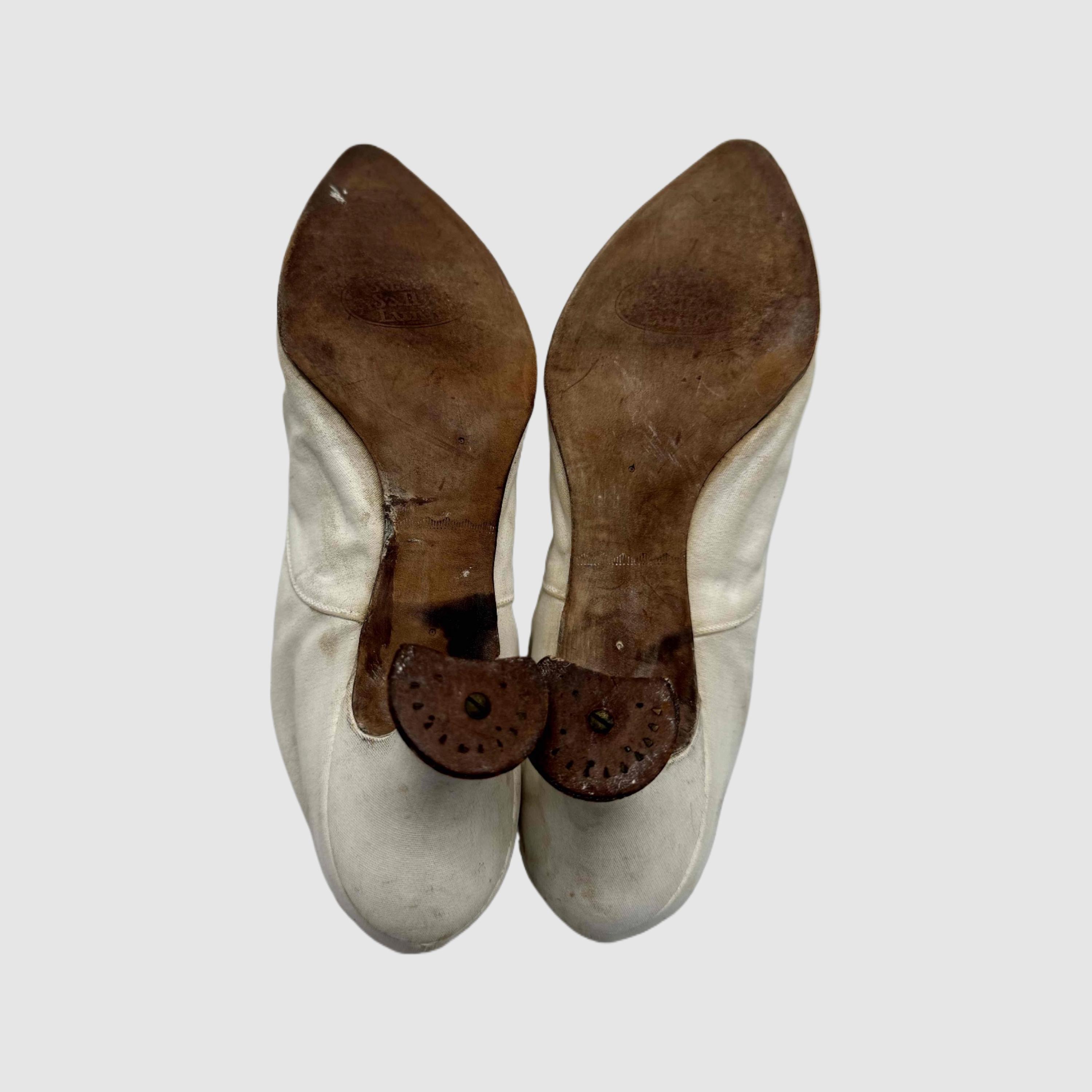Edwardian Linen Canvas Lace up Shoes C.1900s/1910s - Etsy