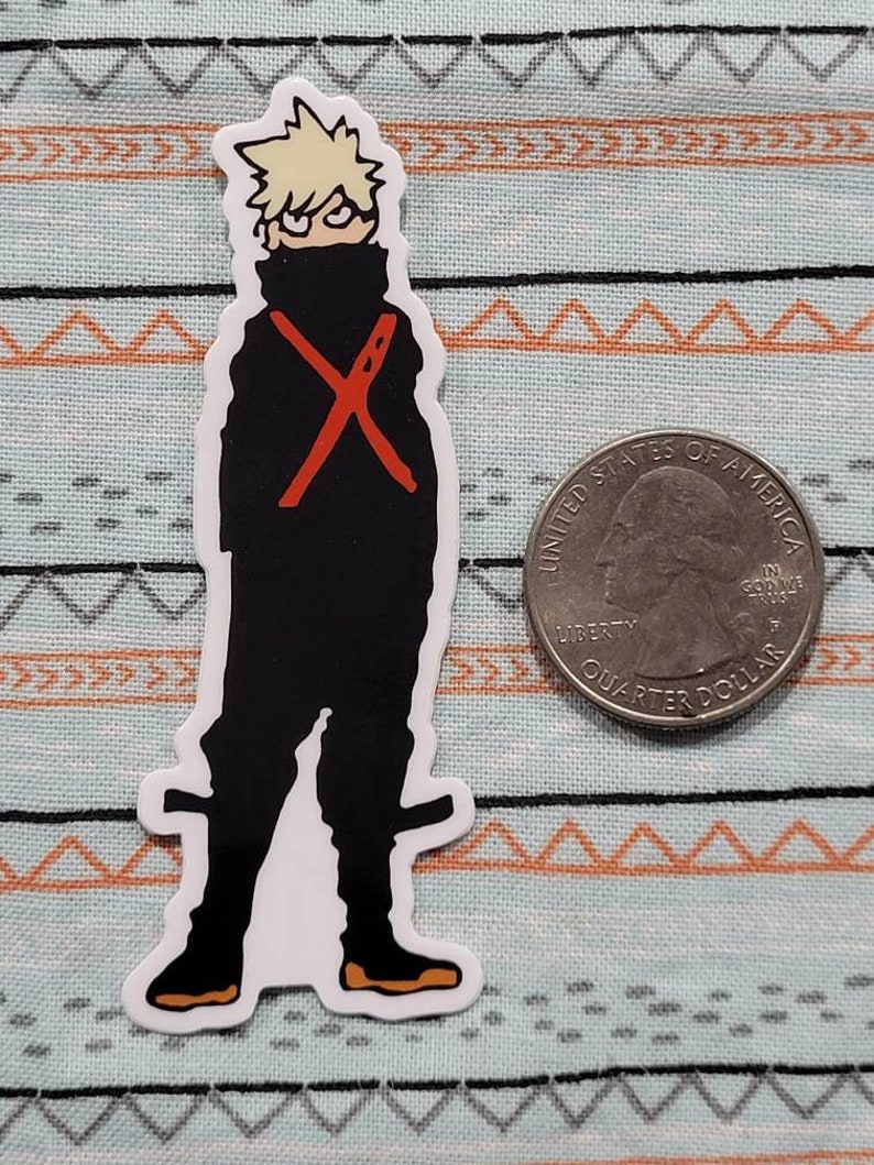 Bakugo Winter Grump Sticker - Etsy