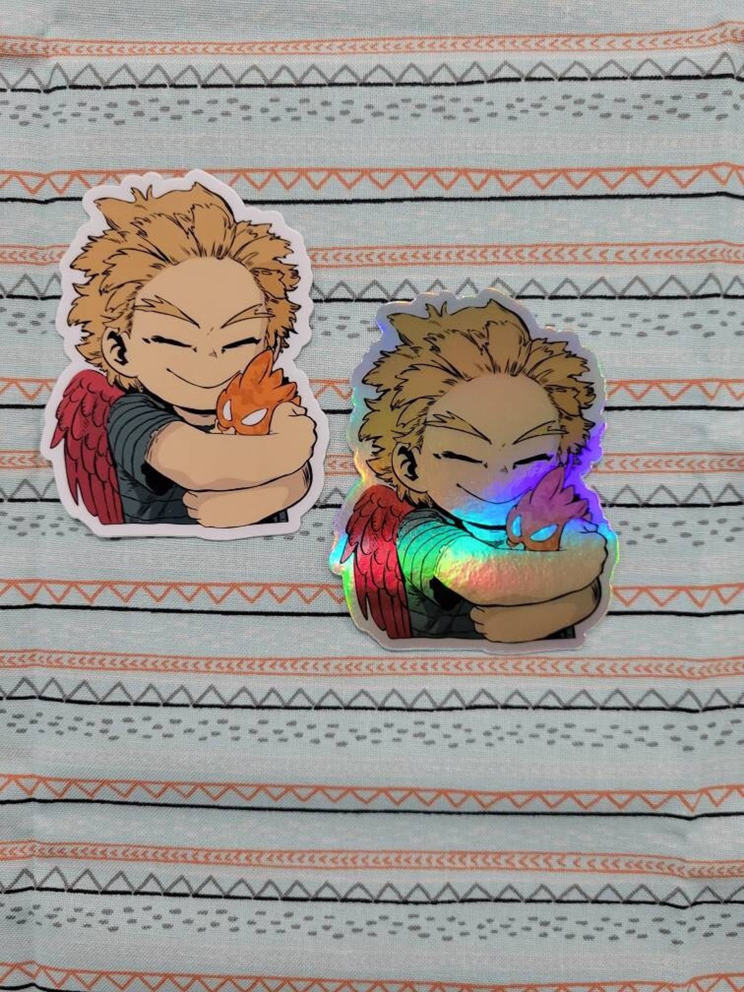 Baby Hawks Hug Stickers - Etsy