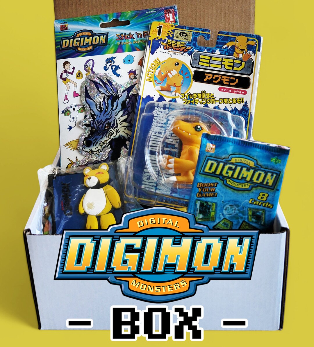Totally Awesome Digimon Box | Retro | Vintage | Kidcore - Etsy