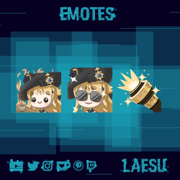 Genshin Emote Stickers - Etsy