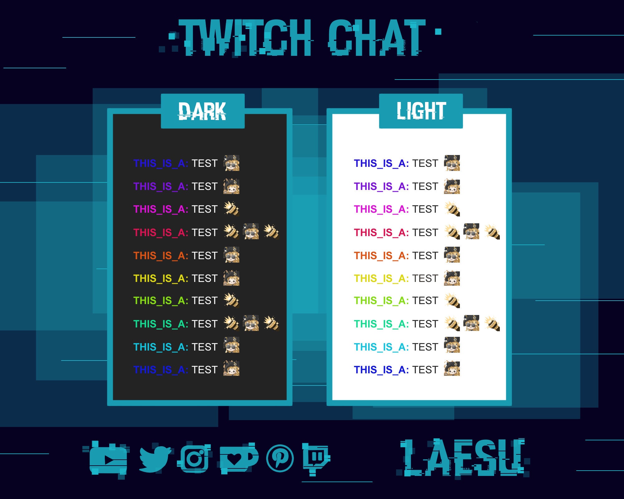 Genshin Navia Emote Package Twitch Stream Overlay Chat Assets Discord ...