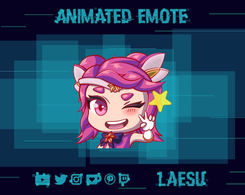 ANIMATED League Lux Emote Package Twitch Chat Assets Discord League ...