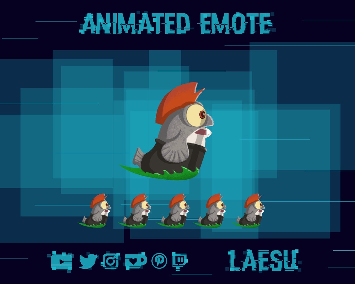 ANIMATED Splatoon Smallfry Emote Twitch Chat Assets Discord Splatoon ...