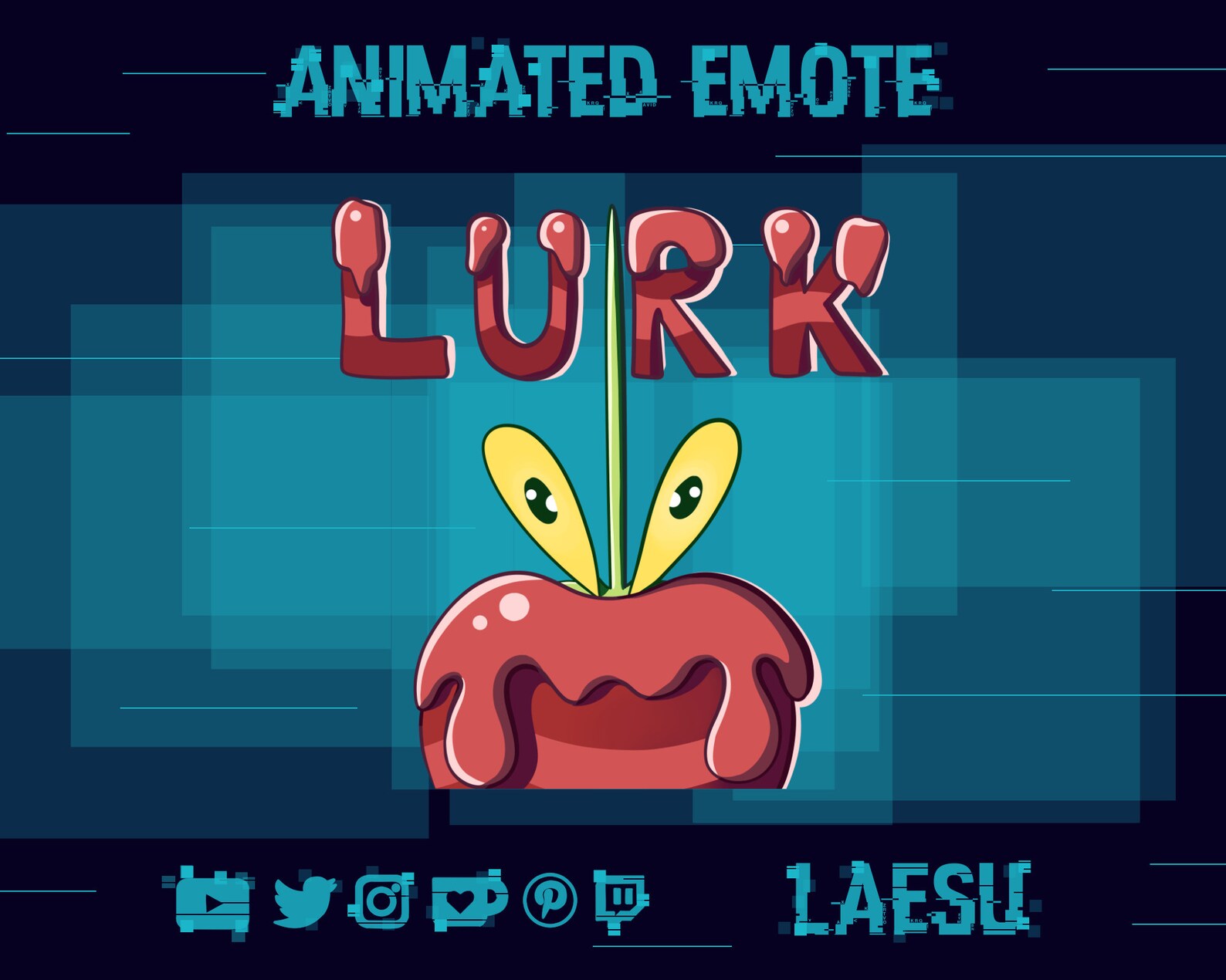 ANIMATED Pokemon Dipplin Emote Package Twitch Chat Assets Discord ...