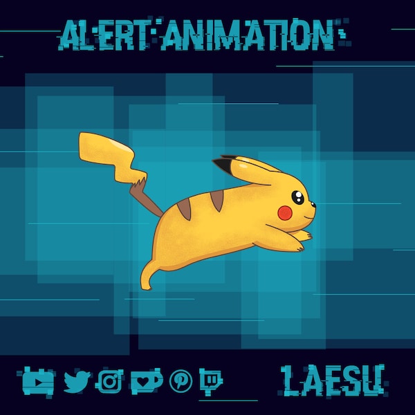 Pikachu Follow Alert - Etsy