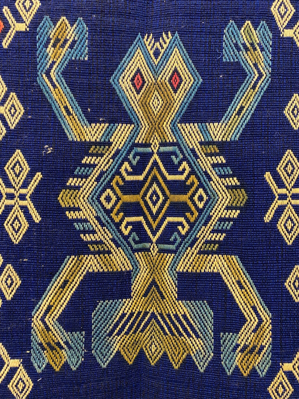 Traditional Ikat Pahikung Blue W/ Turtle Design - Etsy