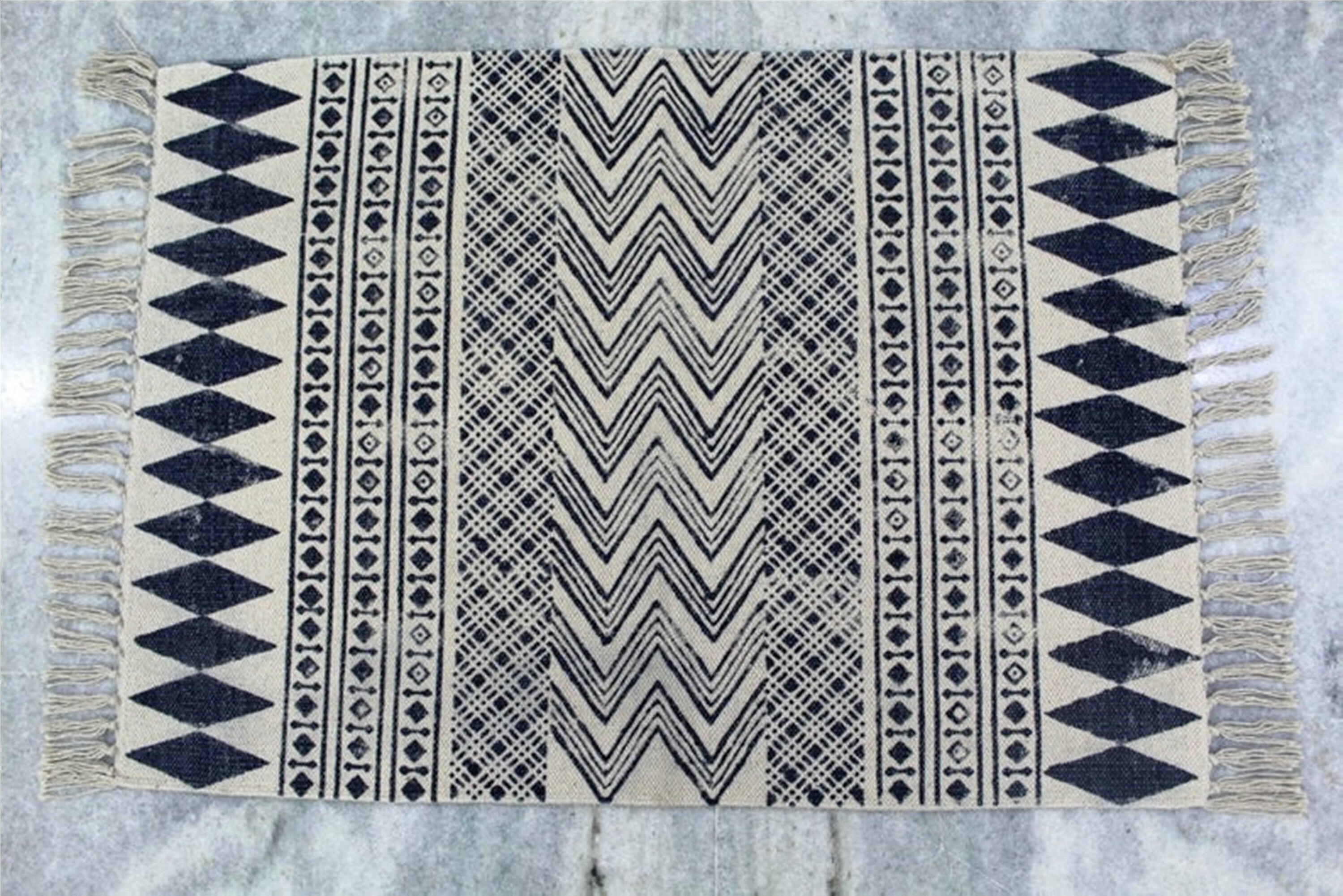 Indian Block Print Rug Handmade Rug Garden RugKilim Rug | Etsy