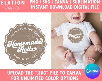 Homemade Rolls Svg - Etsy