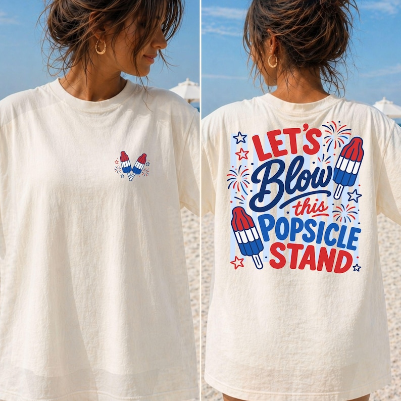 Popsicle Stand SVG PNG, Patriotic 4th of July Shirt Design, Summer Bomb ...