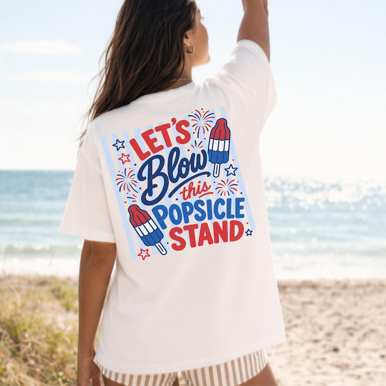 Popsicle Stand SVG PNG, Patriotic 4th of July Shirt Design, Summer Bomb ...