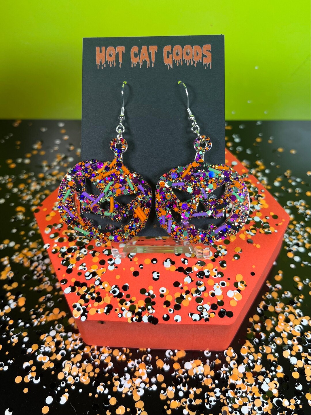 Halloween Large Jack-o-lantern Dangle - Etsy