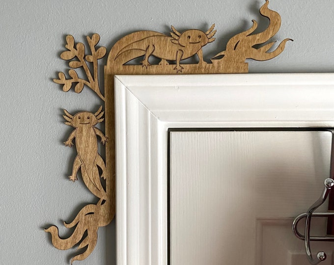 Axolotl, Set of Two, Axolotl Wall Decor, Door Corner Accent - Etsy