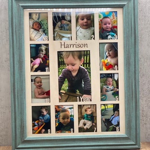 First Year, Baby’s First Year Frame, Photo Frame, Personalized - Etsy