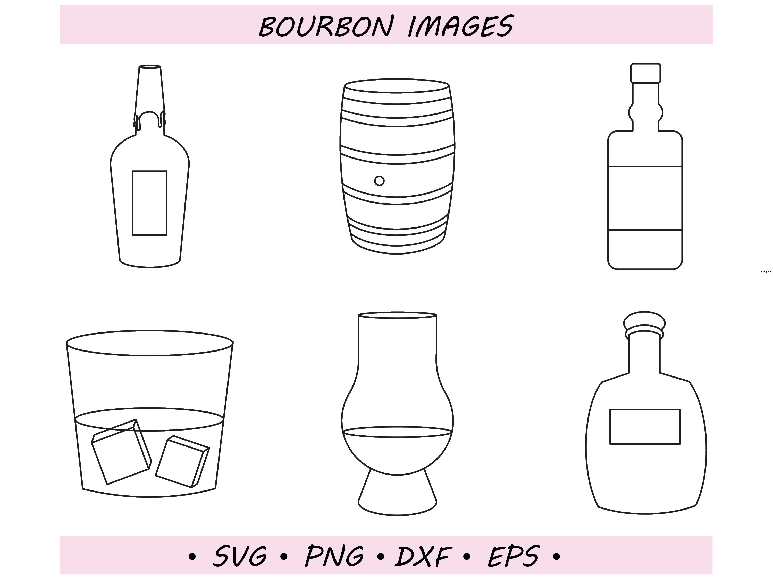 Bourbon SVG Cut File Bundle, Bourbon Barrel, Bourbon Bottle, Whiskey ...