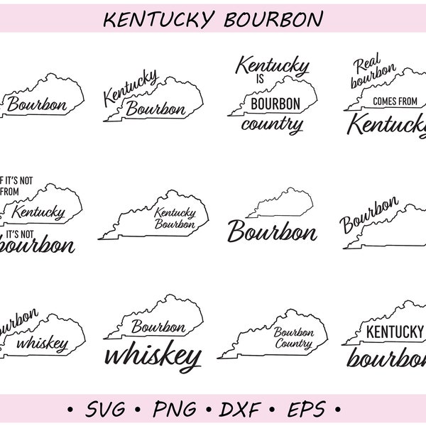 Bourbon Svg - Etsy