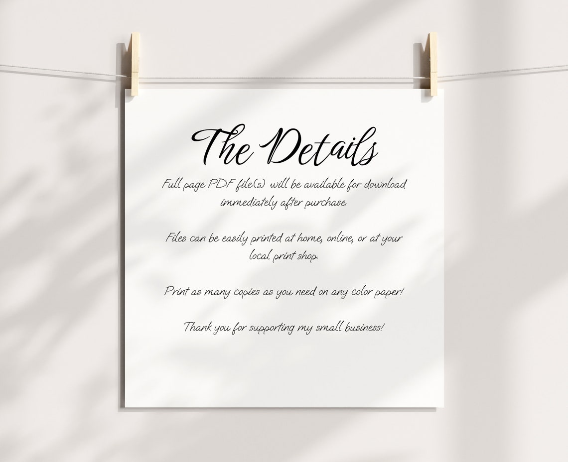 Minimalist One Week Plan Printable, Digital Instant Download, One Week ...