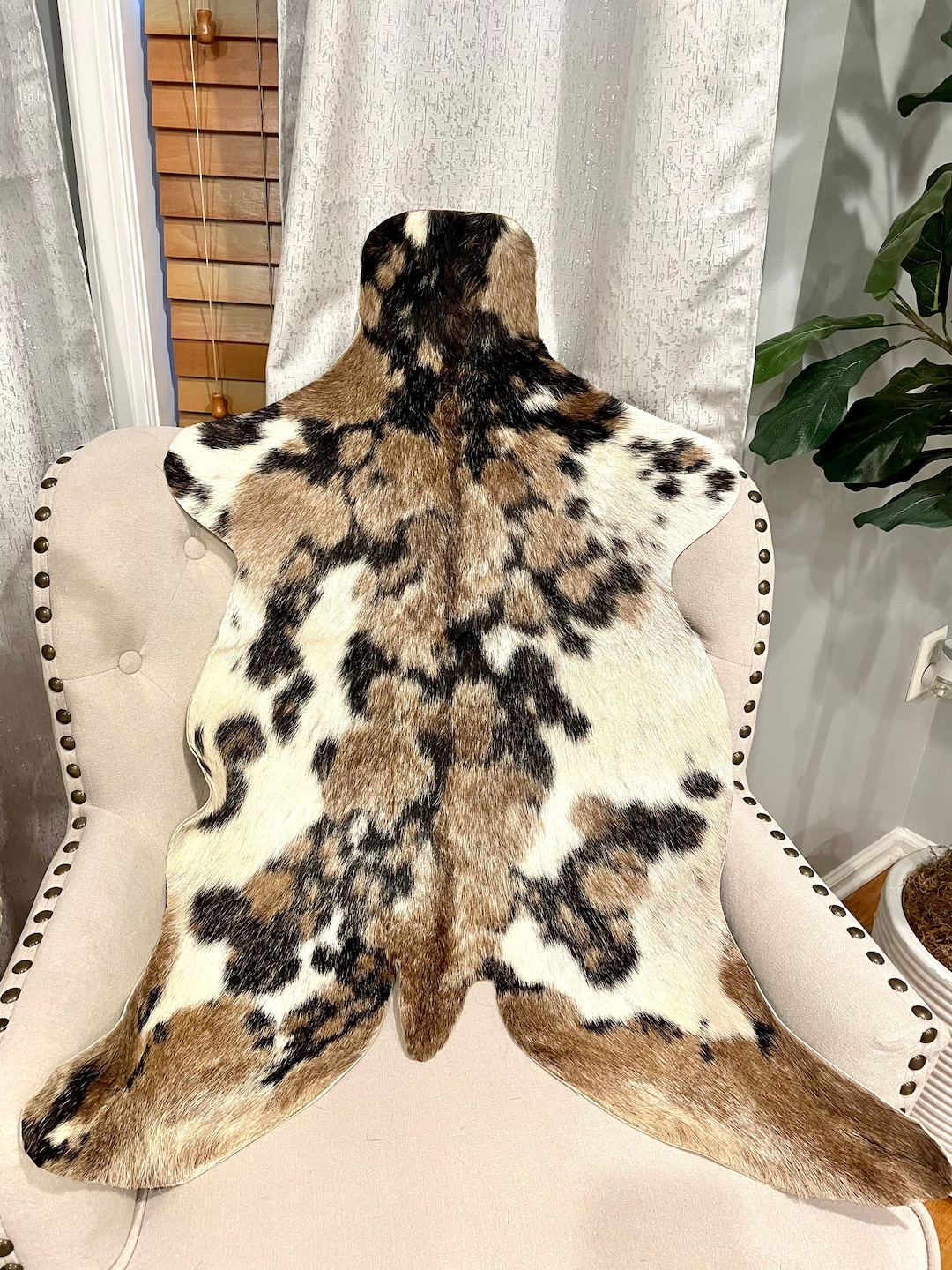 Genuine Hair on Goathide Rug, Goat Hide - Etsy